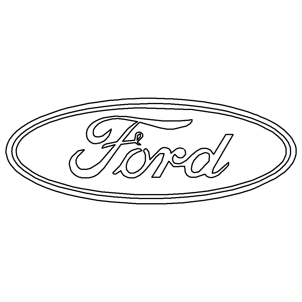 «Ford» (Модель v-2638) DXF, EPS, CAD 2D векторная модель