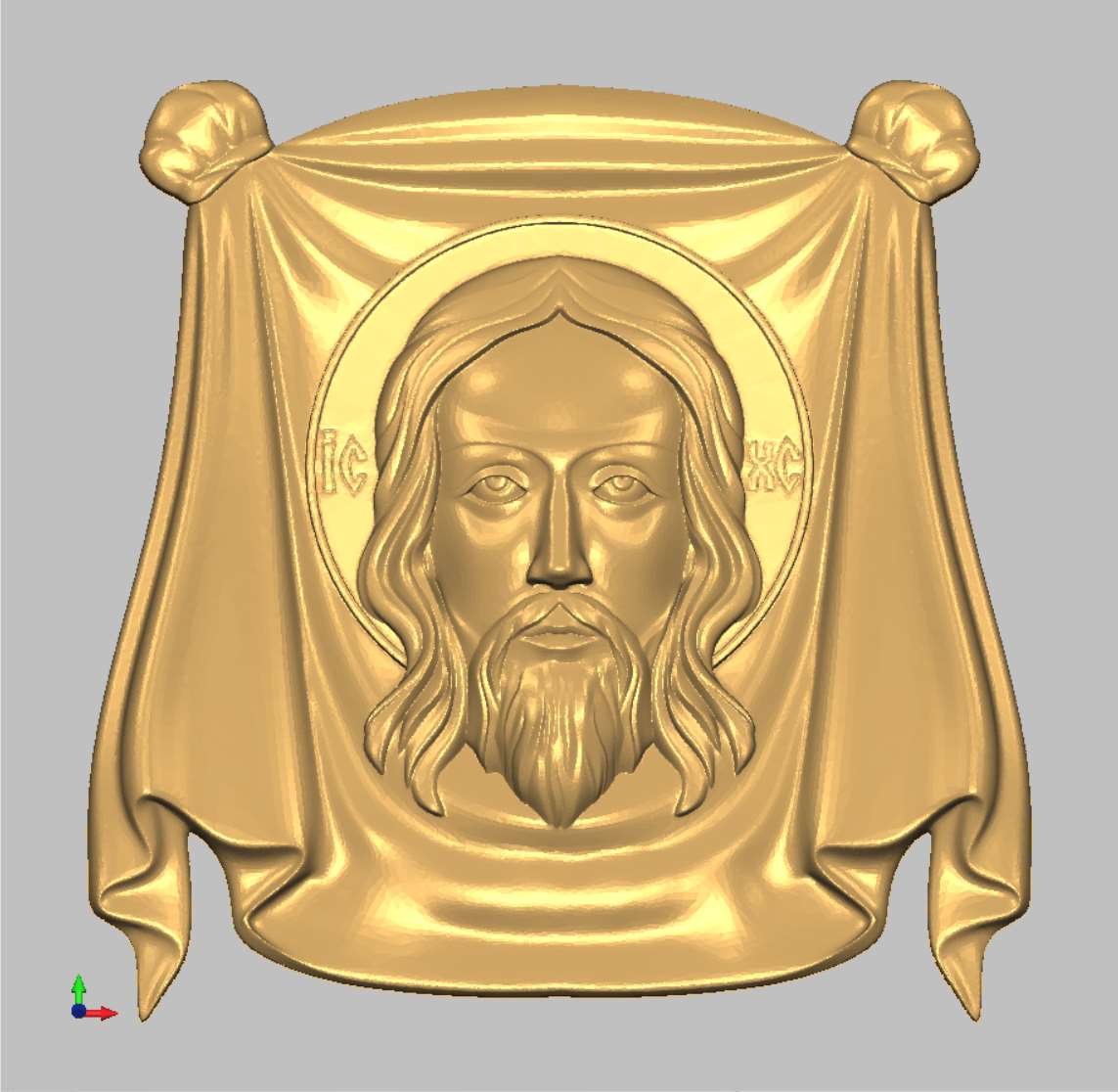 The icon "Saved not man -made" 3 (Model 922) STL model for CNC router ...