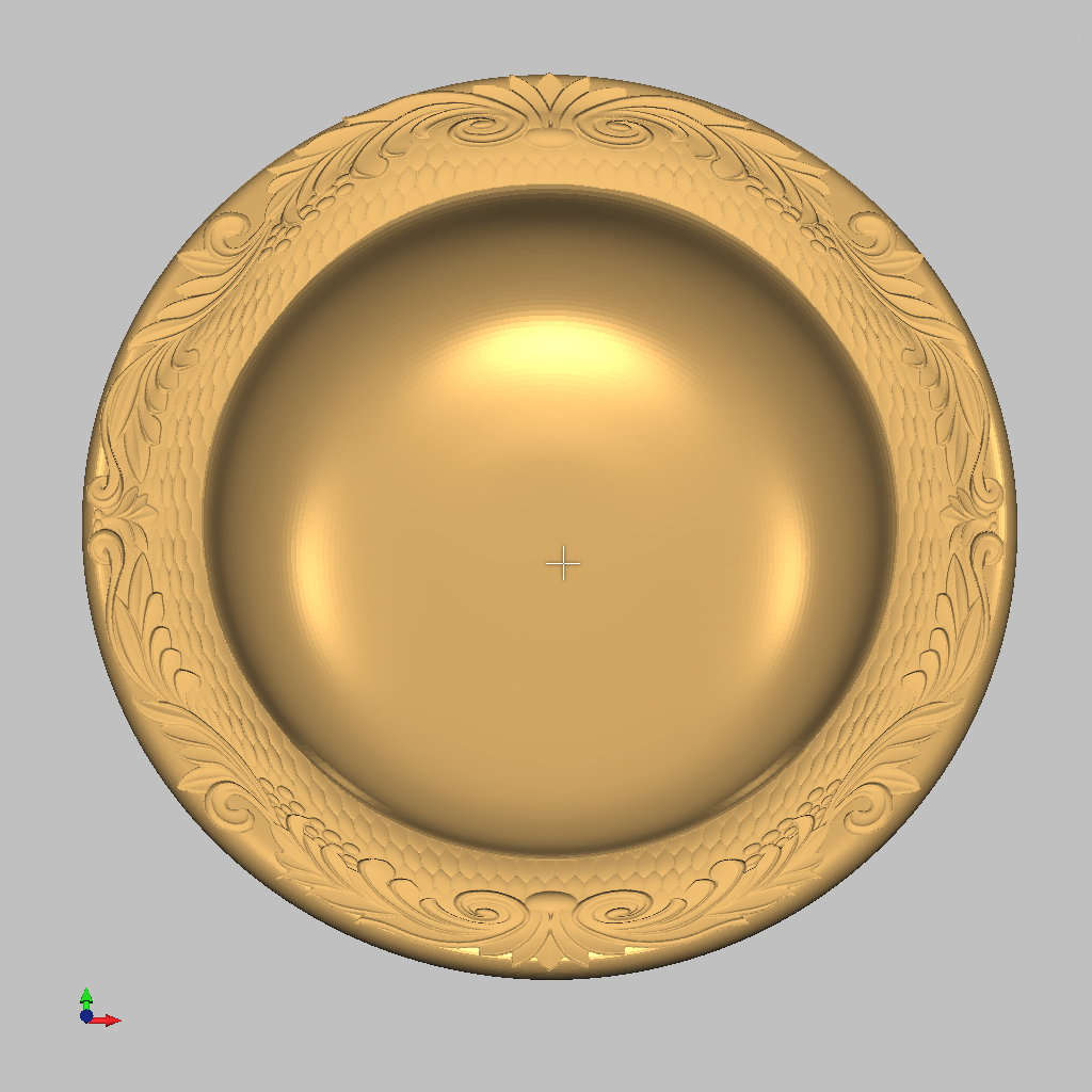Simple plate (Model 3541) STL for milling machines download