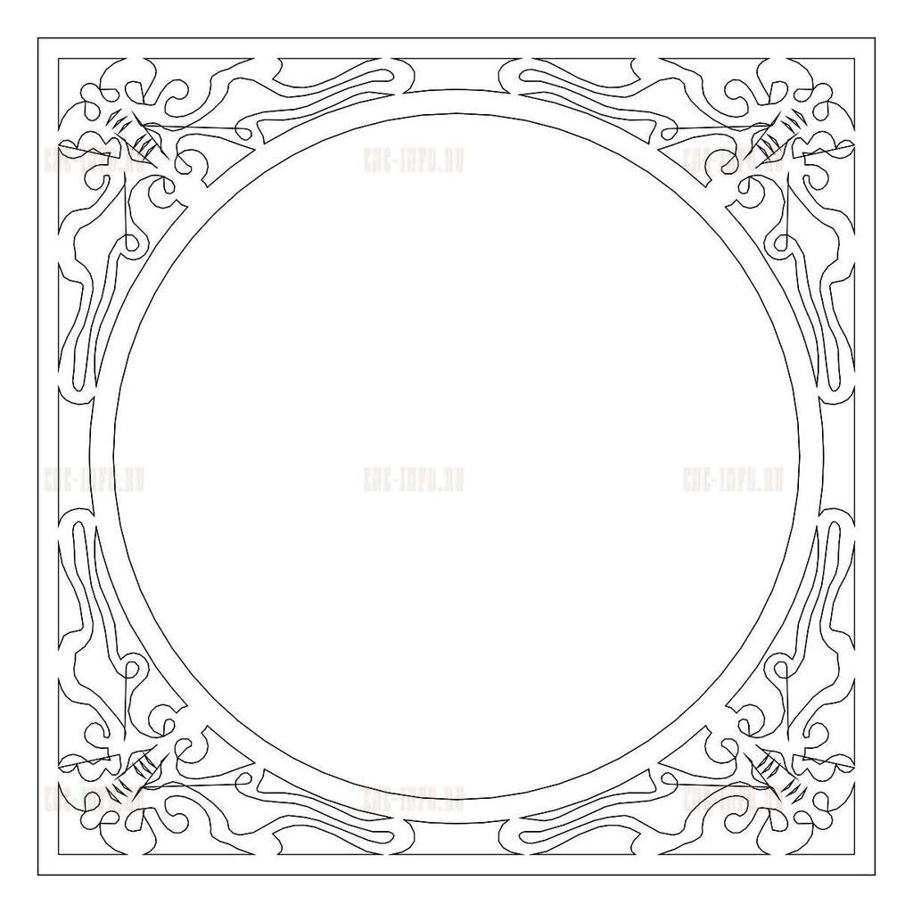 Decorative lattice «Art Deco» (model v-nscre_0098) EPS, DXF, CDR, 2D ...