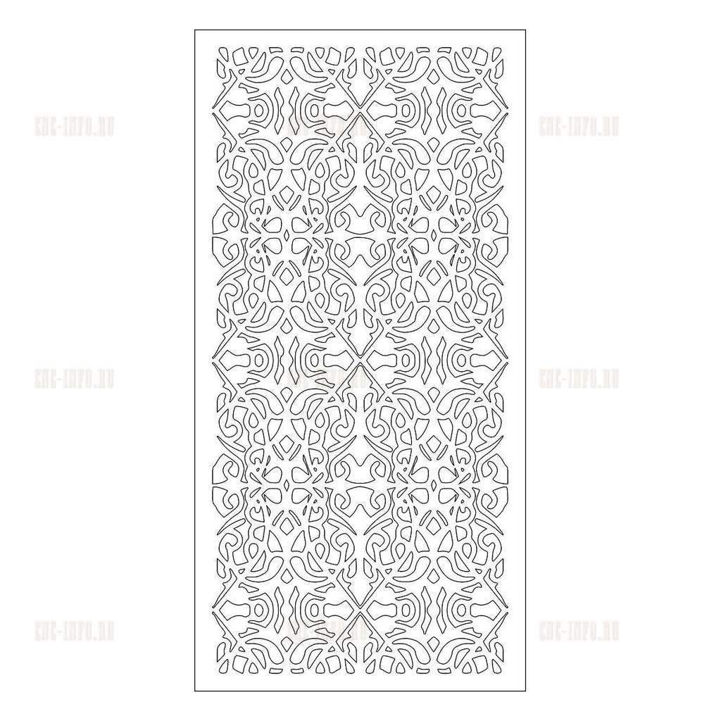 Decorative lattice «pattern» (model v-nscre_0834) EPS, DXF, CDR, 2D ...