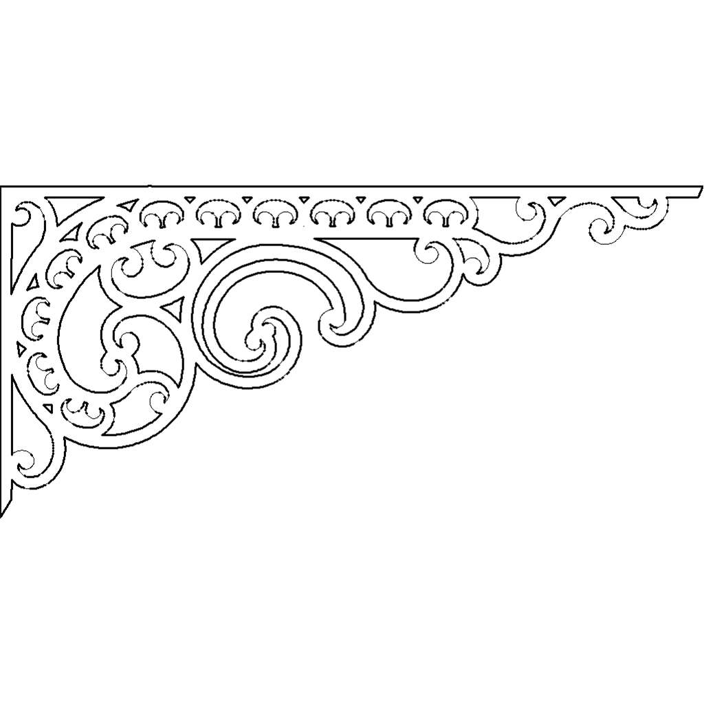 Corner (Model v-1814) EPS, DXF, 2D vector model