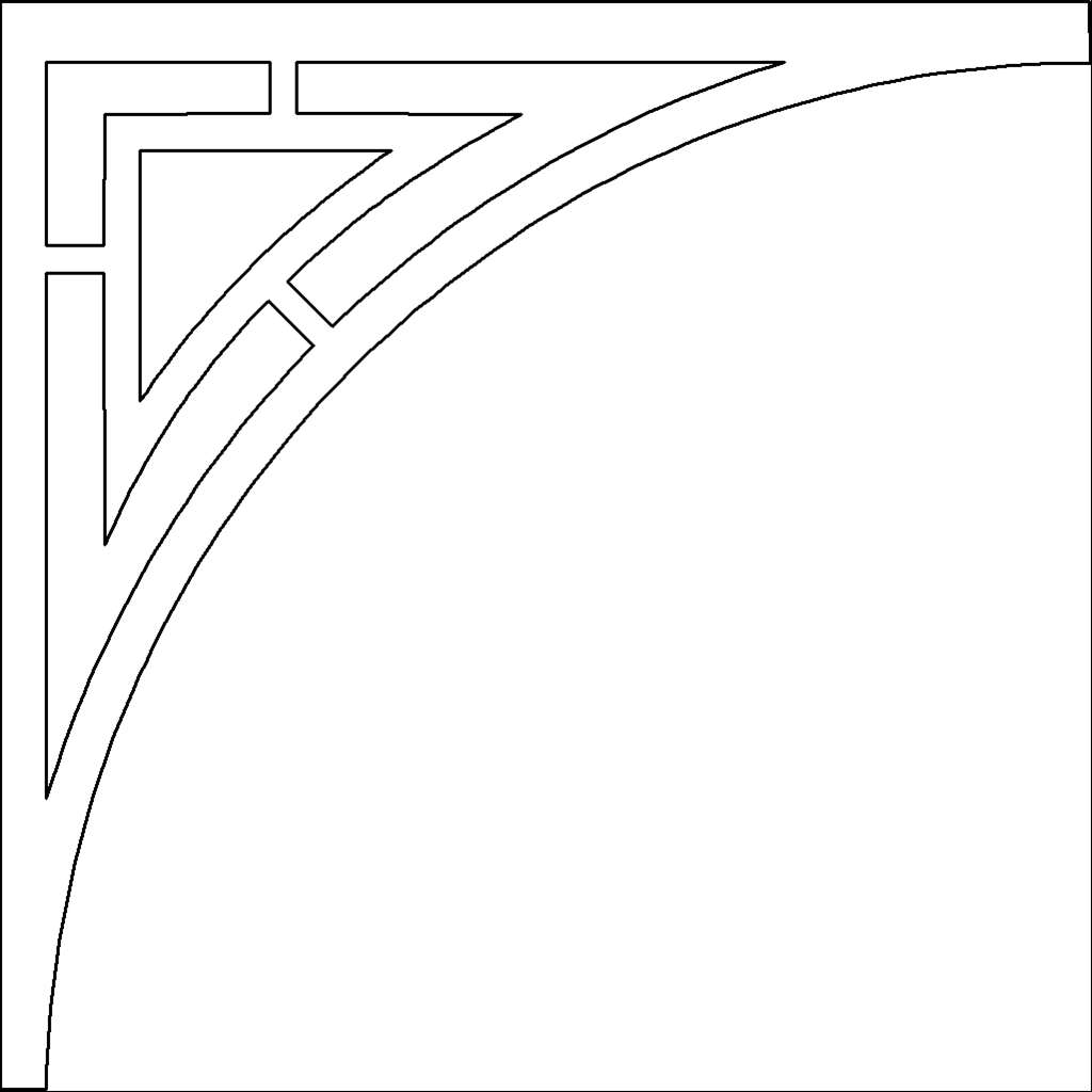 Corner (Model v-1833) EPS, DXF, 2D vector model