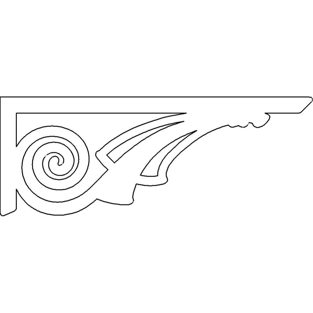 Corner (Model v-1845) EPS, DXF, 2D vector model