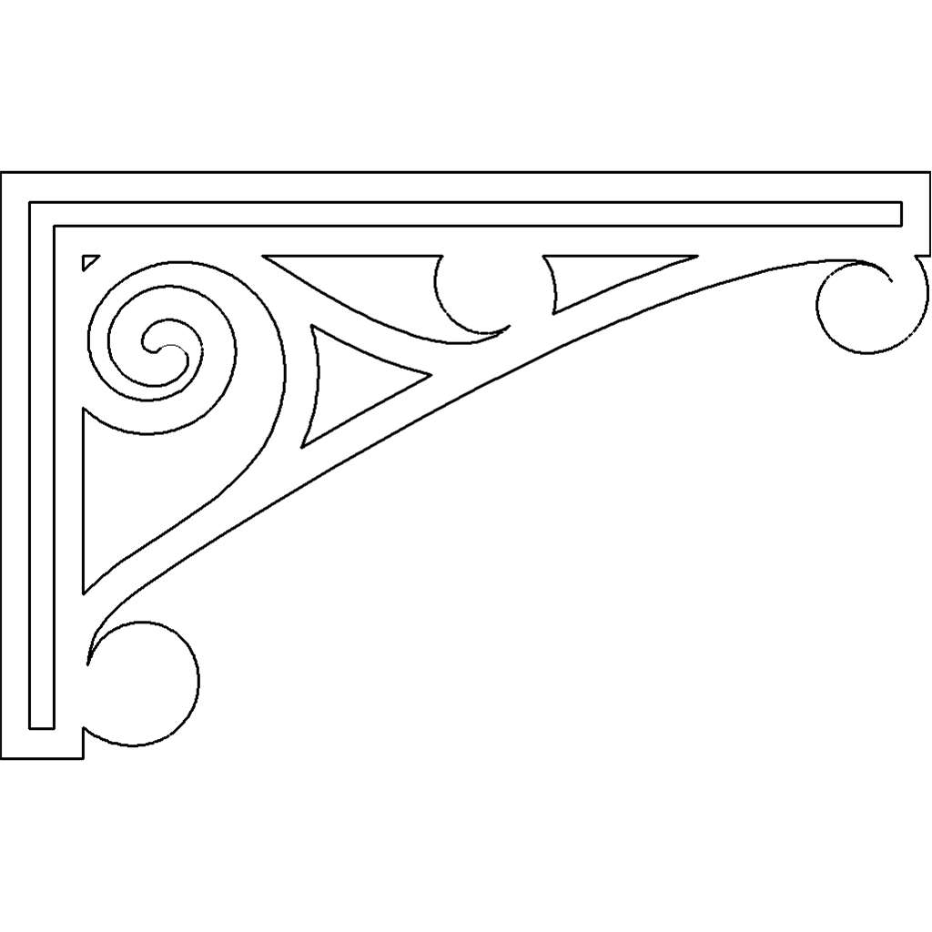 Corner (Model v-1850) EPS, DXF, 2D vector model