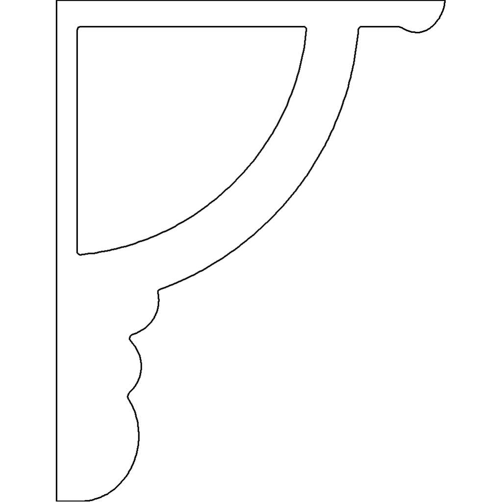 Corner (Model v-1855) EPS, DXF, 2D vector model