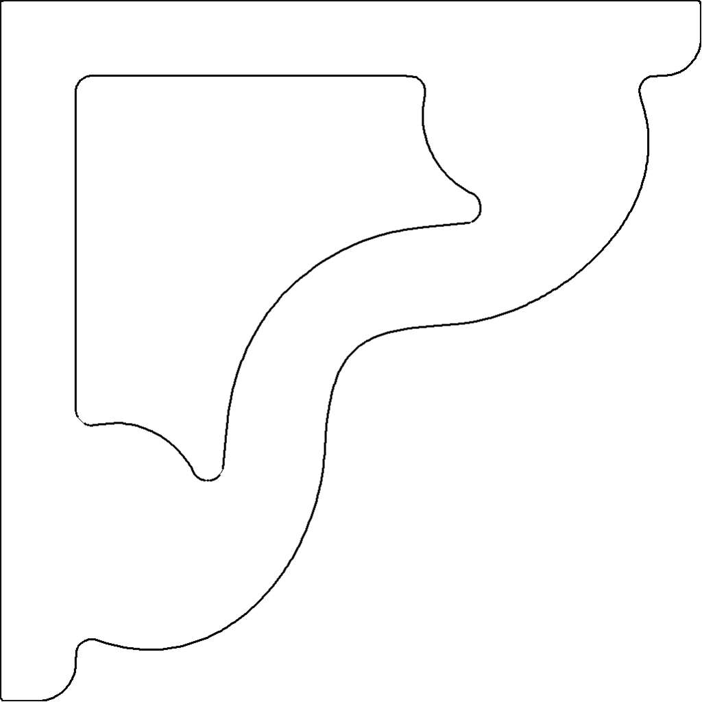 Corner (Model v-1859) EPS, DXF, 2D vector model