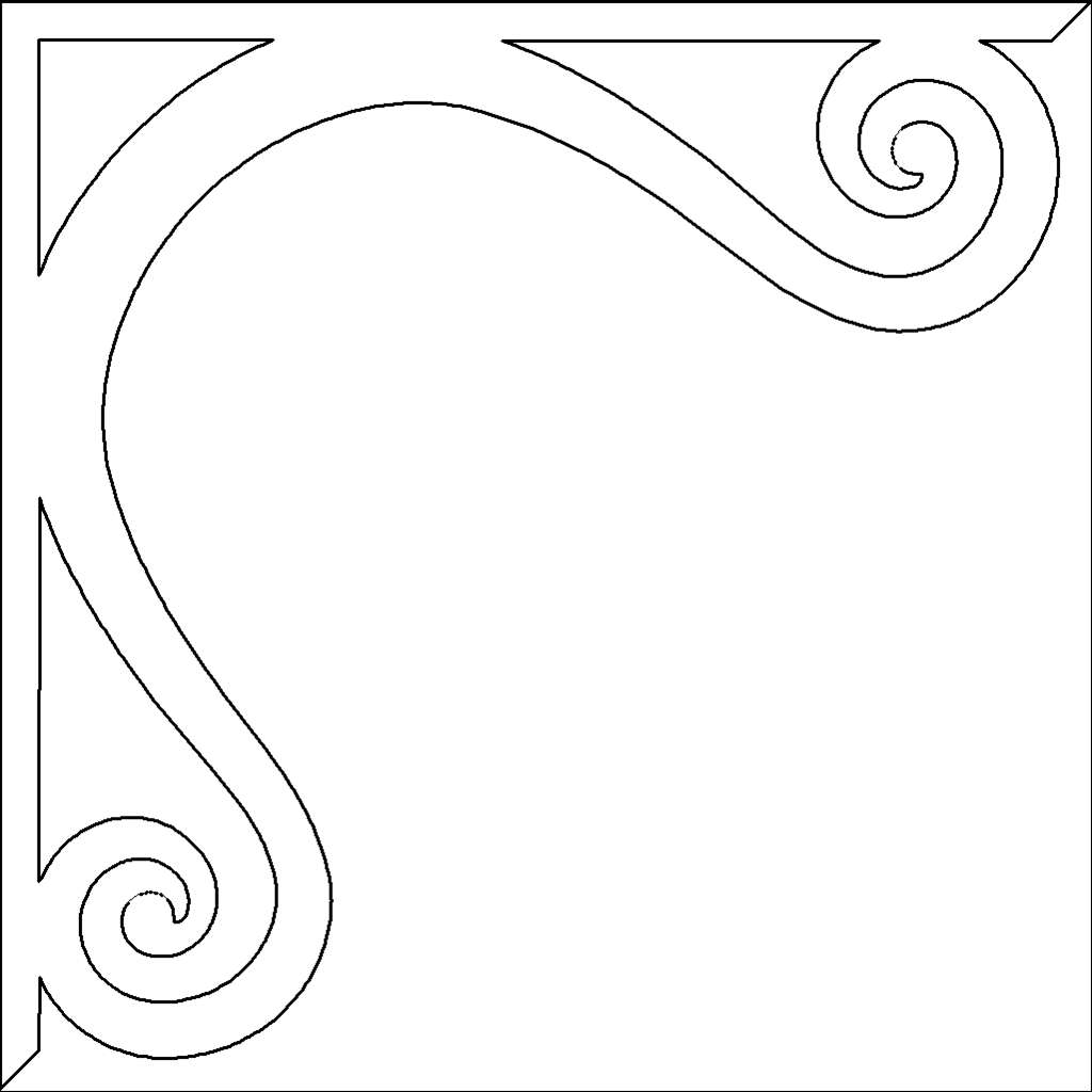 Corner (Model v-1874) EPS, DXF, 2D vector model