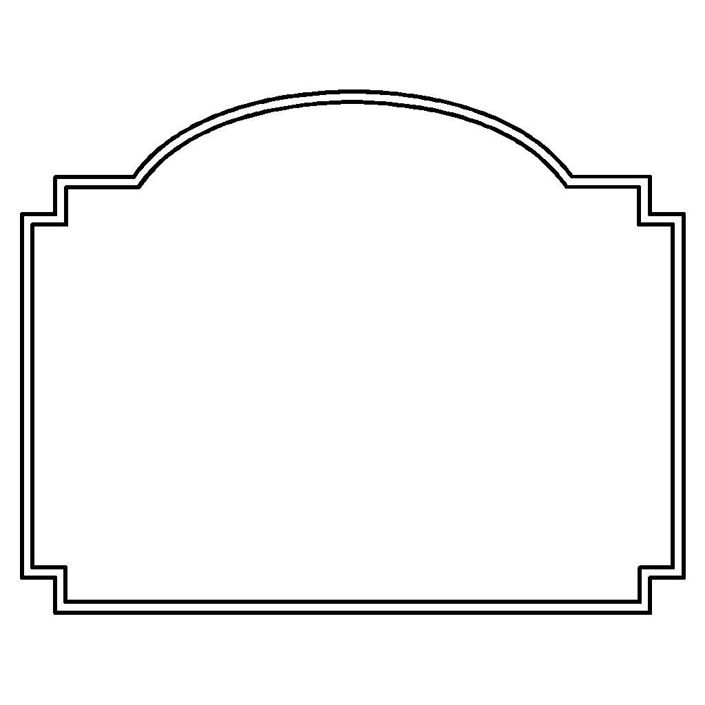 Frame (Model v-4583) DXF, EPS, CAD 2D vector model