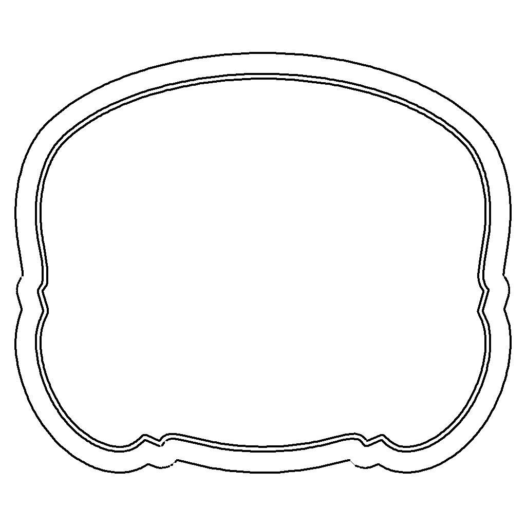 Frame (Model v-4649) DXF, EPS, CAD 2D vector model