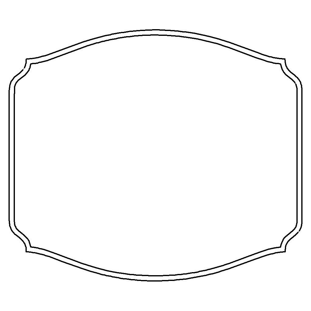 Frame (Model v-4664) DXF, EPS, CAD 2D vector model