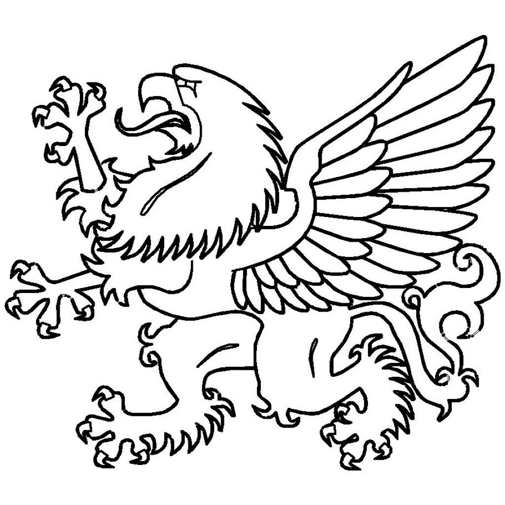 «Eagle heraldic illustration» (Model v-1688) EPS, DXF, 2D vector model