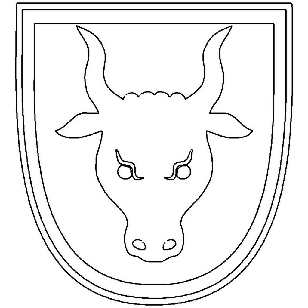 «Medieval heraldic shield» (Model v-1781) EPS, DXF, 2D vector model