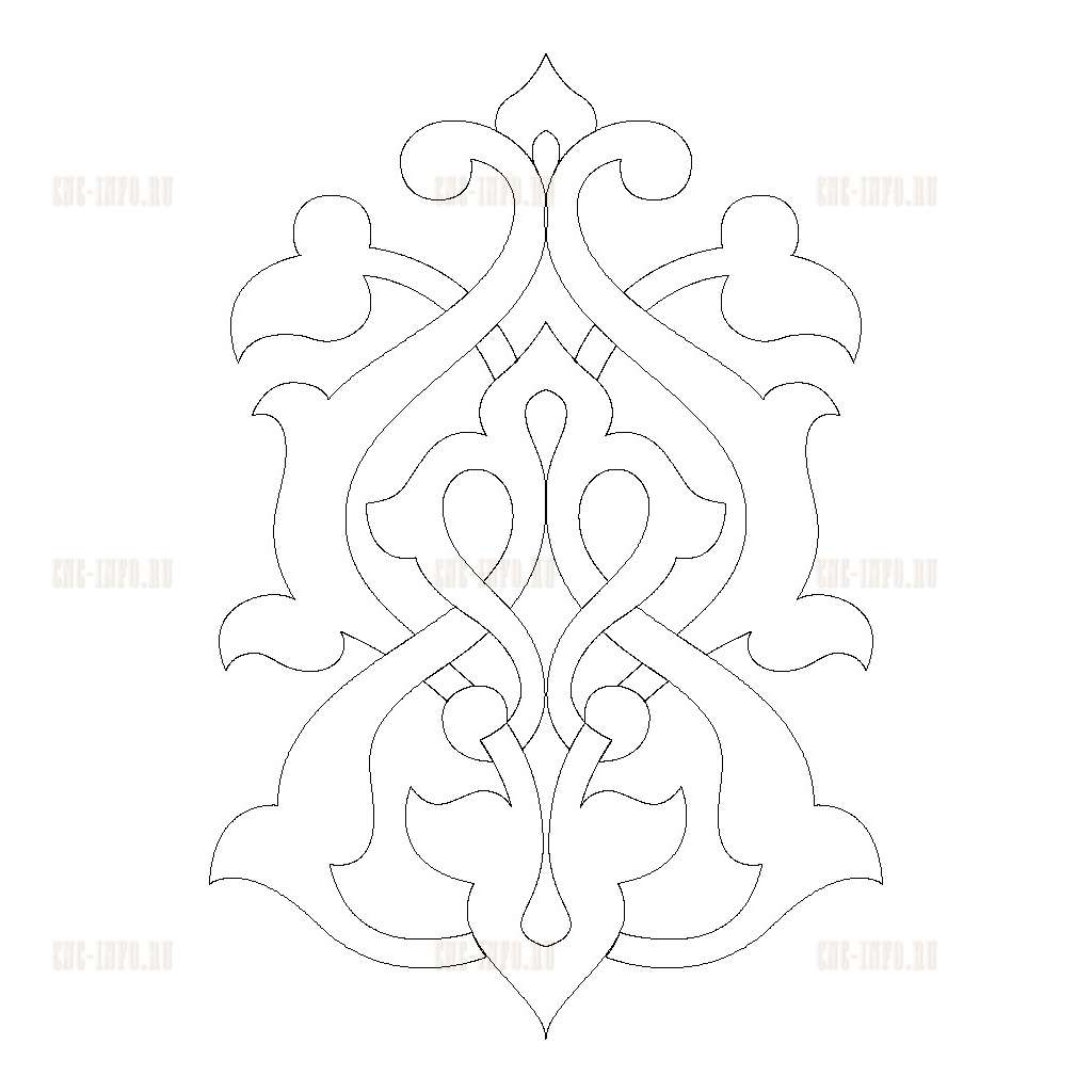 Stencil «pattern» (model v-1416) EPS, DXF, CDR, 2D vector model